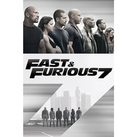 PosterGifts185 | Art | The Fast And The Furious 7 Movie Premium Poster ...